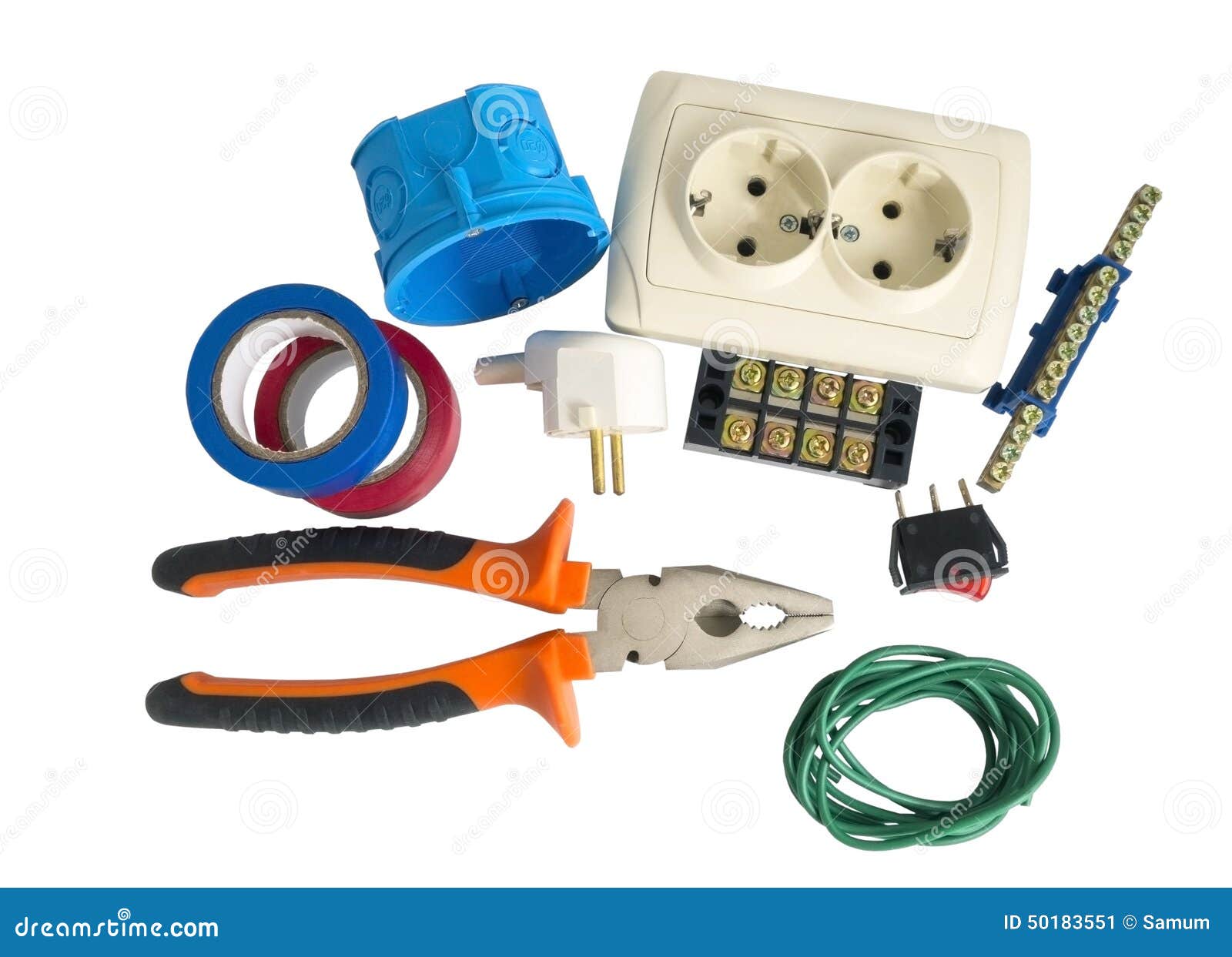 Electrician tools stock image. Image of manual, service - 50183551