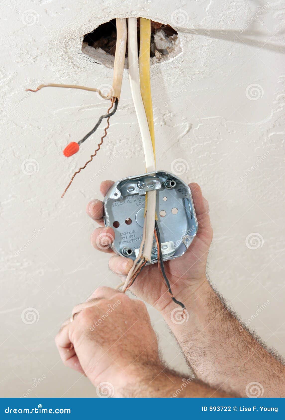 Reinforce Ceiling Electrical Box