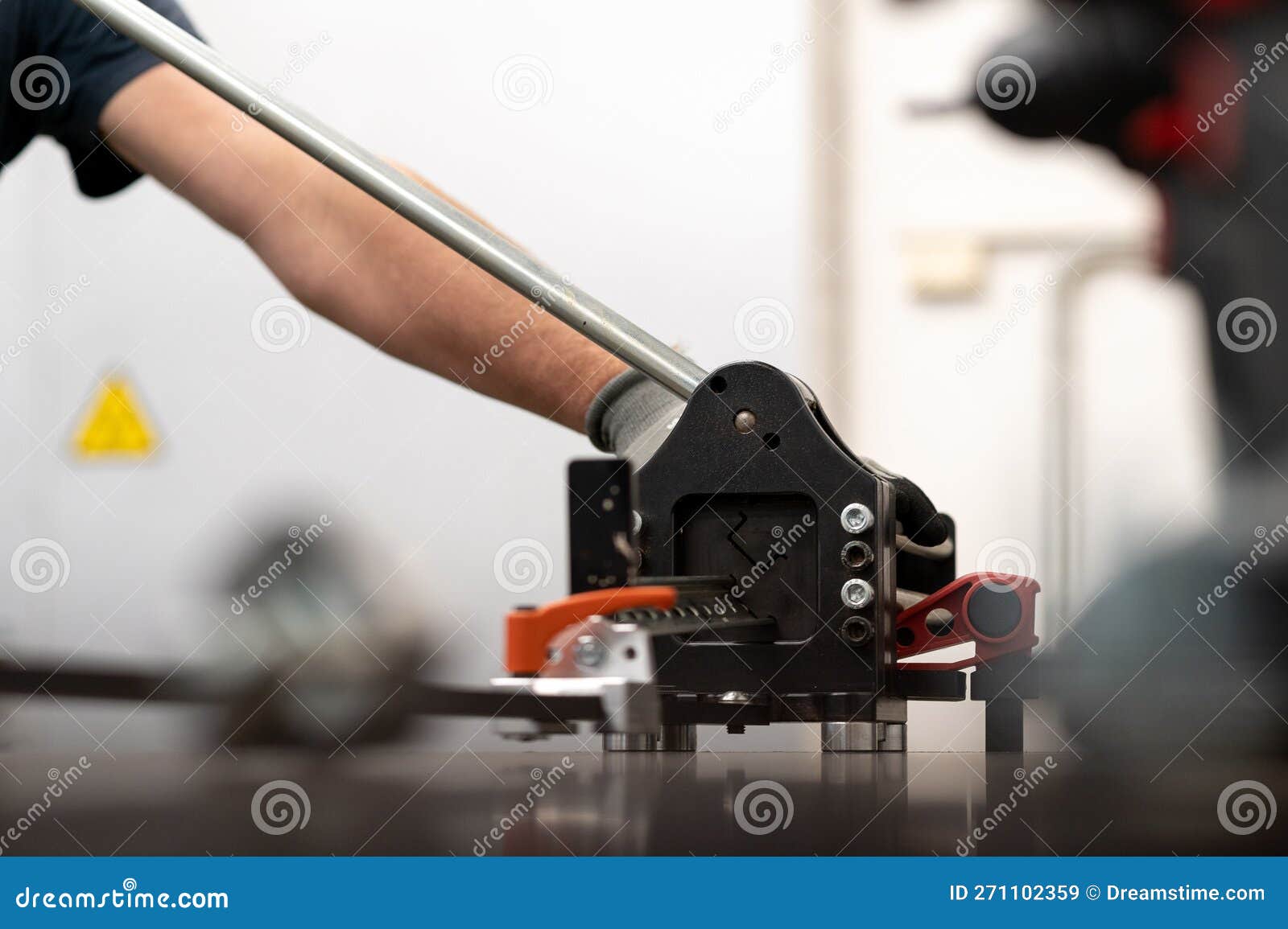 Electrician at Work, Electric Components, Electrical Voltage Stock ...