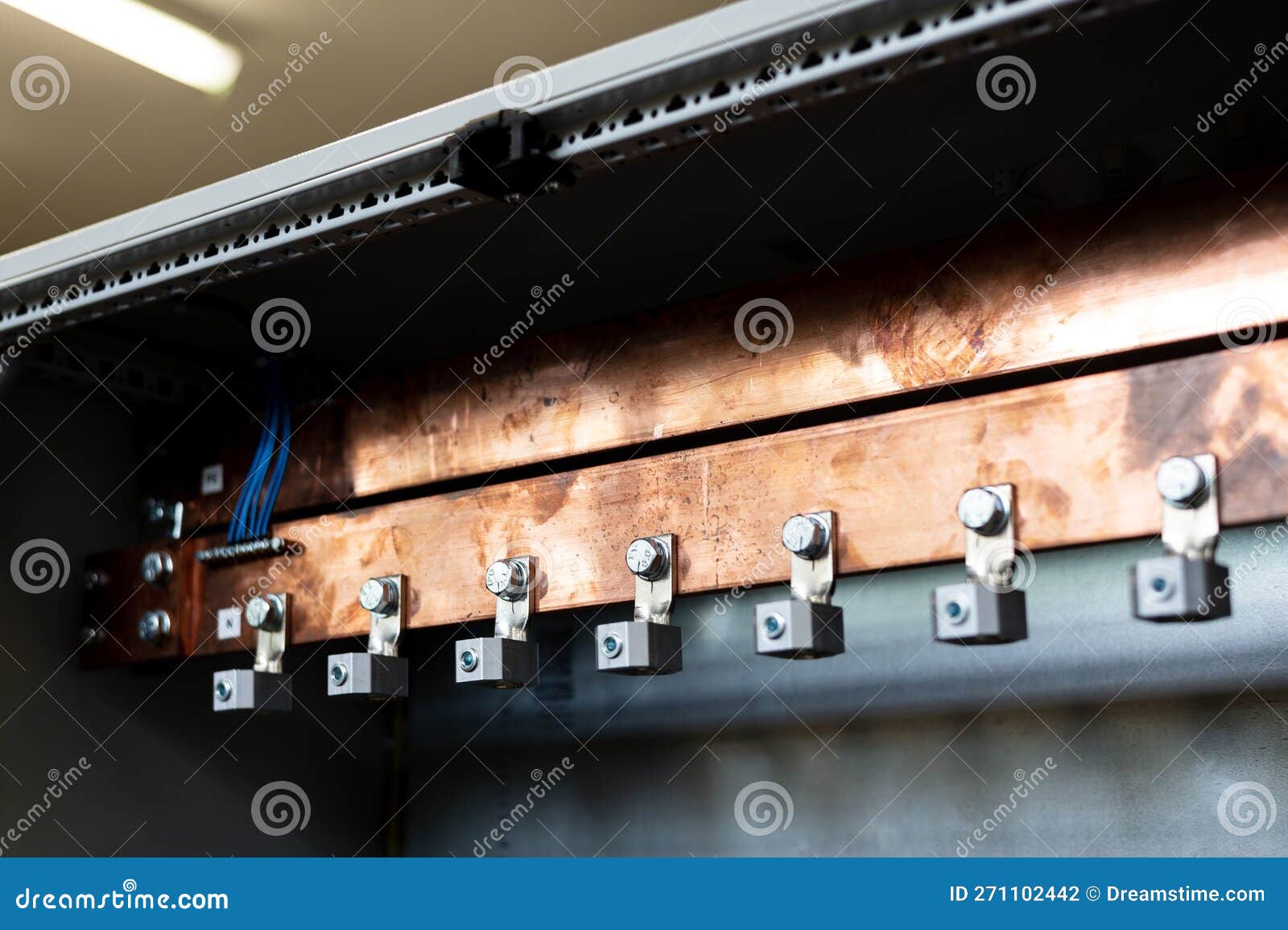 Electrician at Work, Electric Components, Electrical Voltage Stock ...
