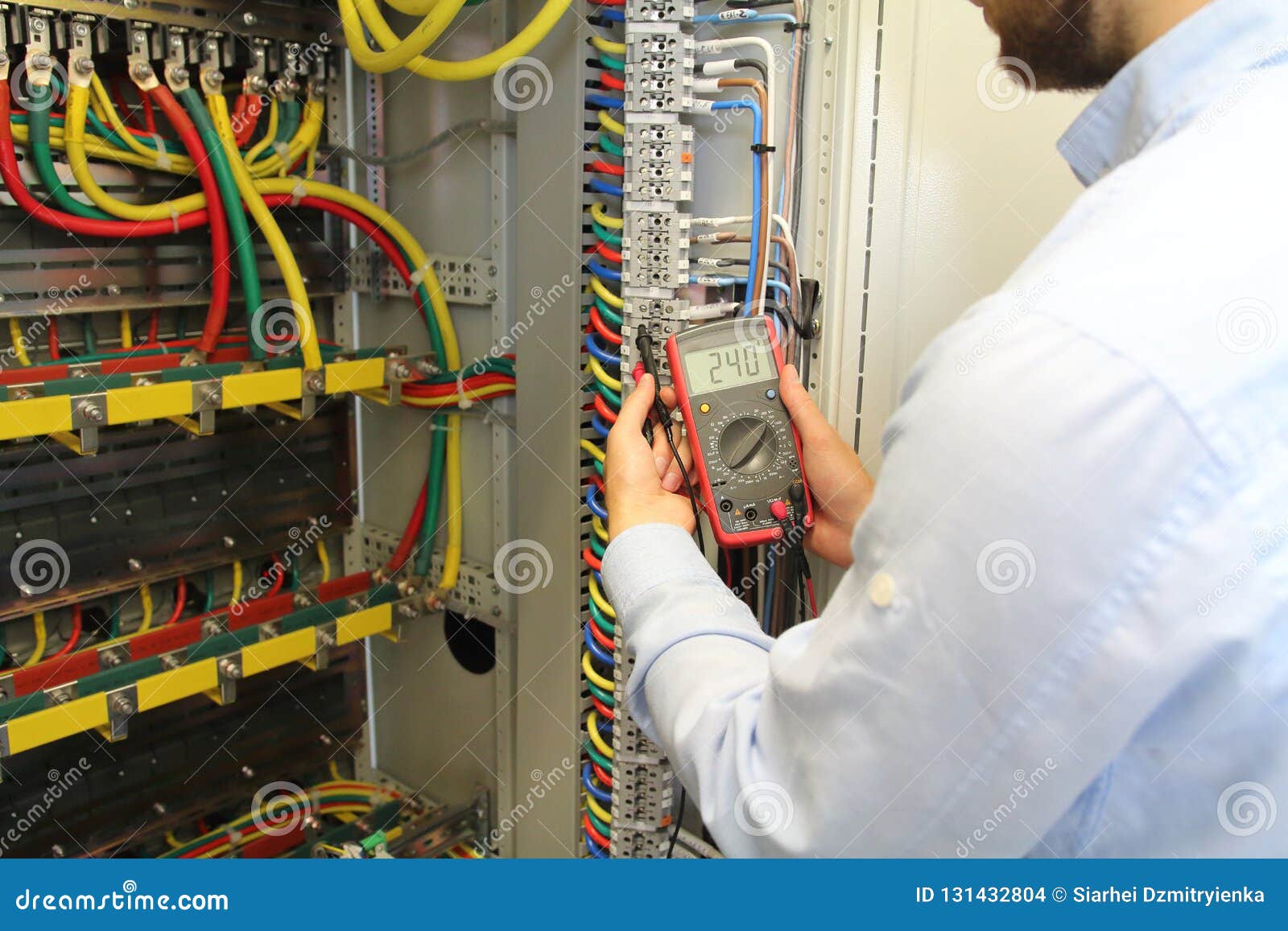 An Old Fuse Box With Cables. Old Electrical Panel, Electrical Box ...
