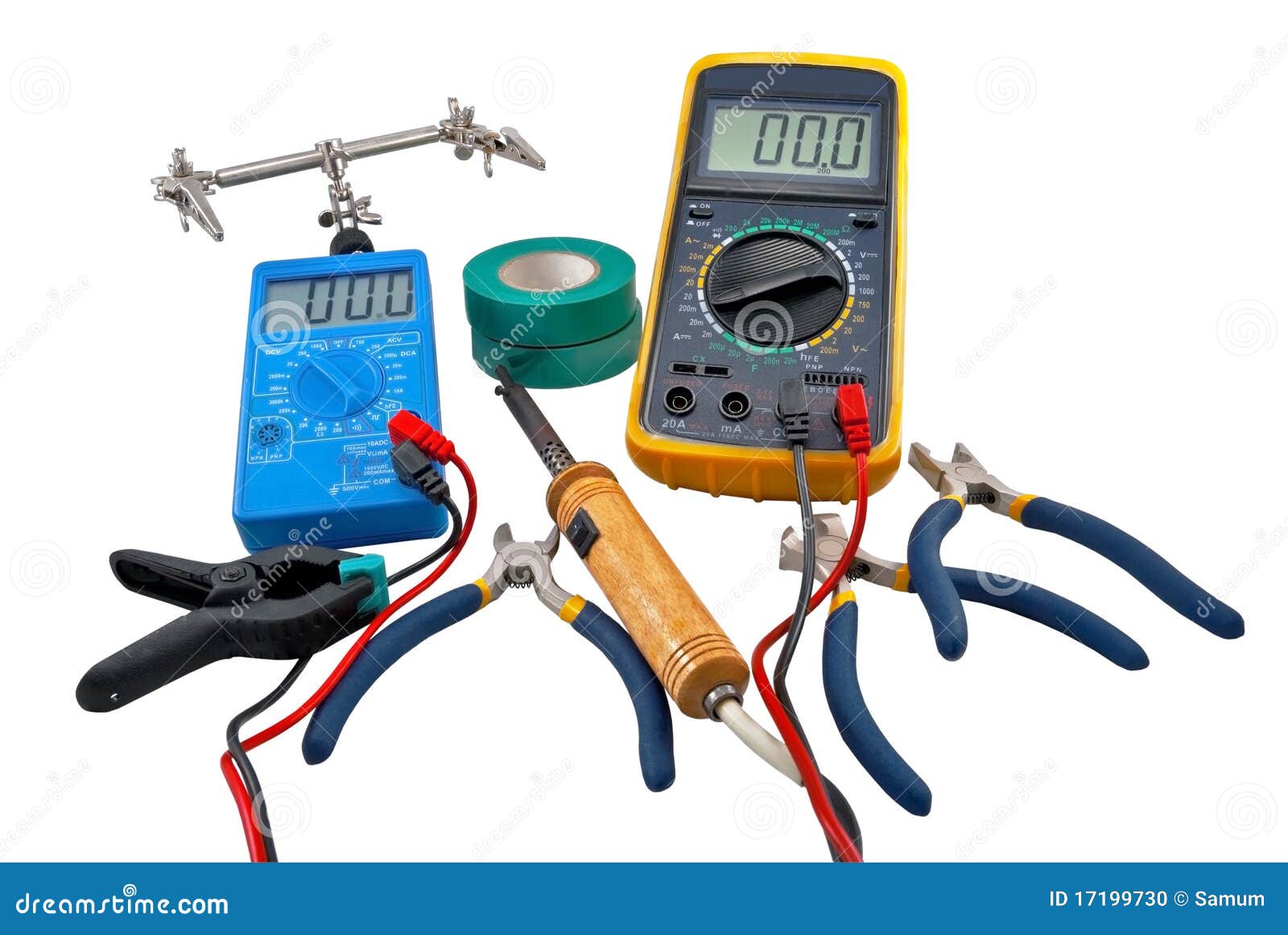 Electricians tools stock photo. Image of electricity - 17199730