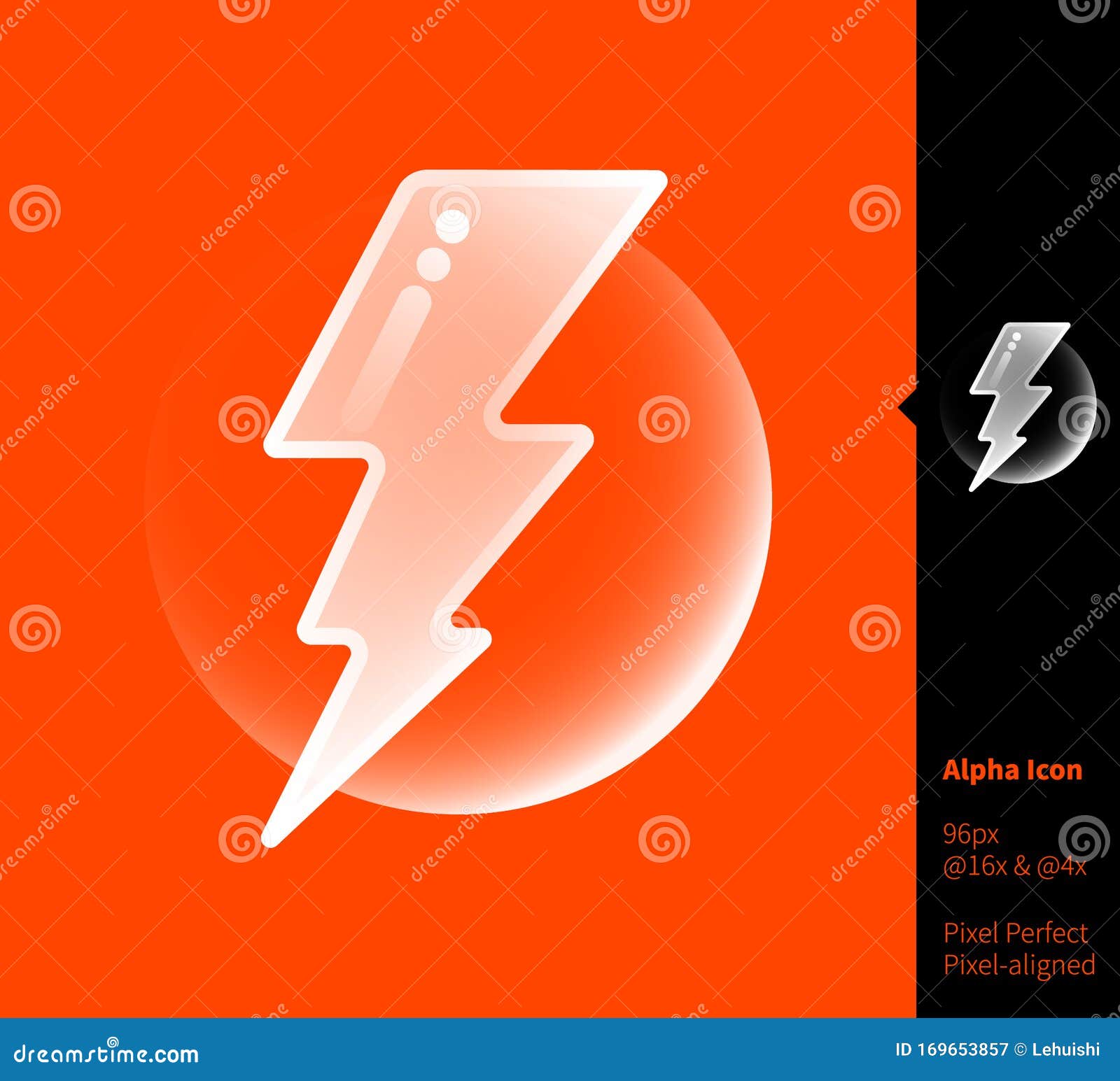 Electricity Alpha Icon - Vector Illustrations for Branding, Web Design ...
