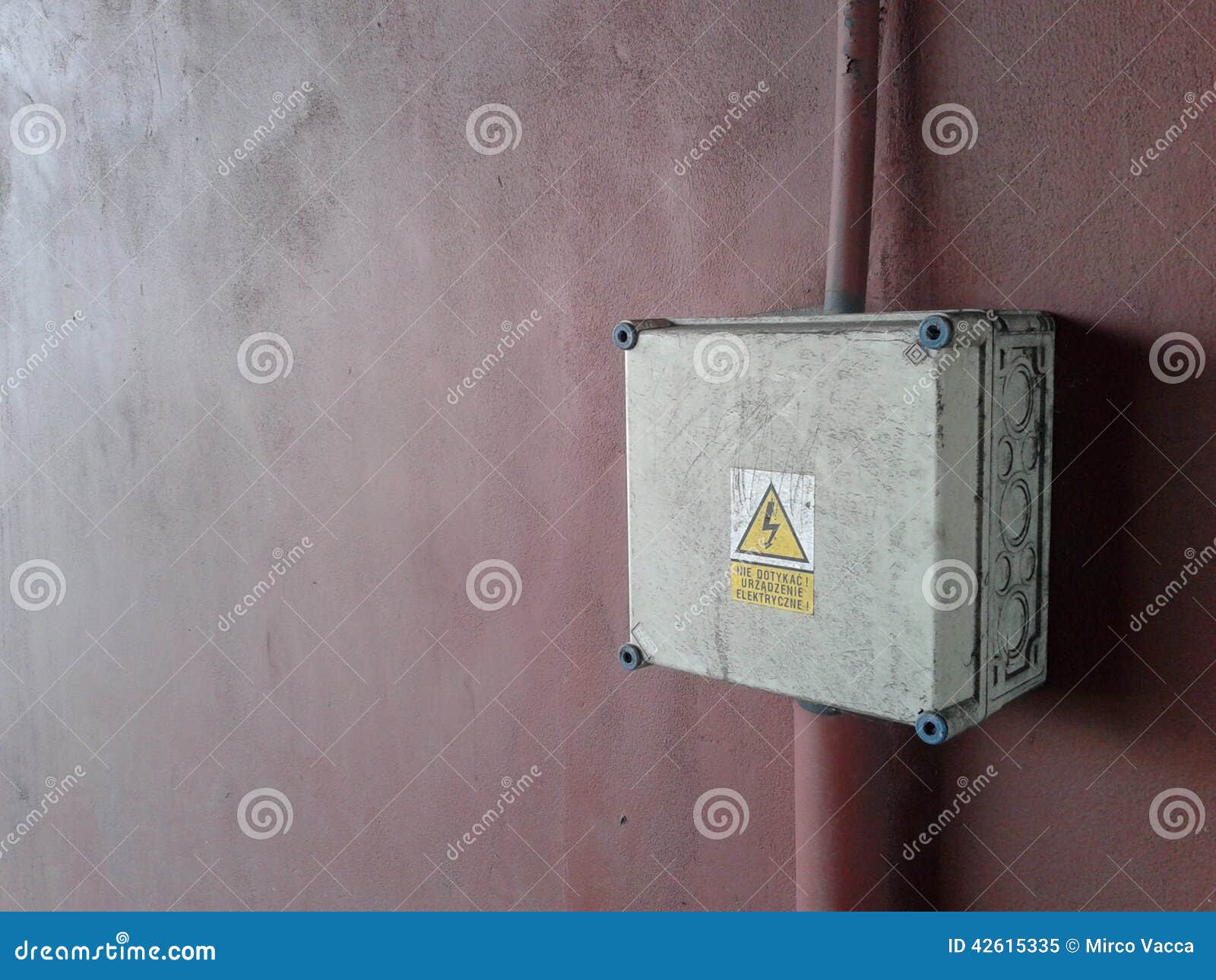Electricity box stock image. Image of wall, electricity - 42615335