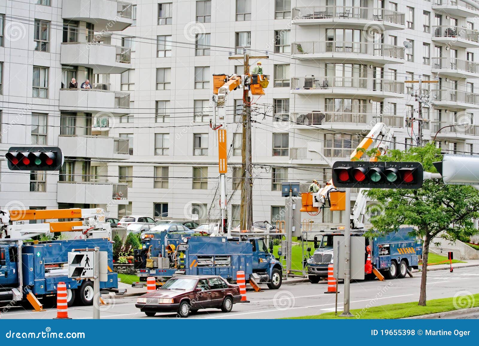 An Electricity Breakdown in Town. Editorial Stock Photo - Image of ...