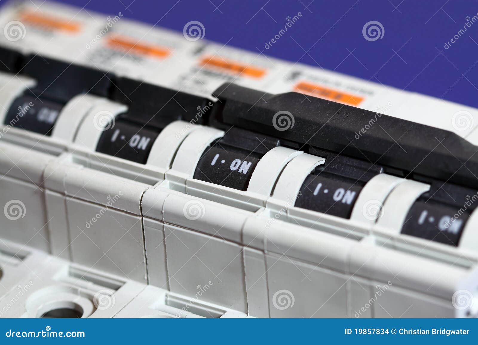 Electricity Breaker Overload Short Circuit, Old Grunge Messy Fuse Box ...