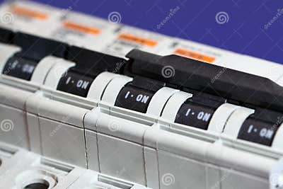 Electricity breaker stock photo. Image of electricity - 19857834