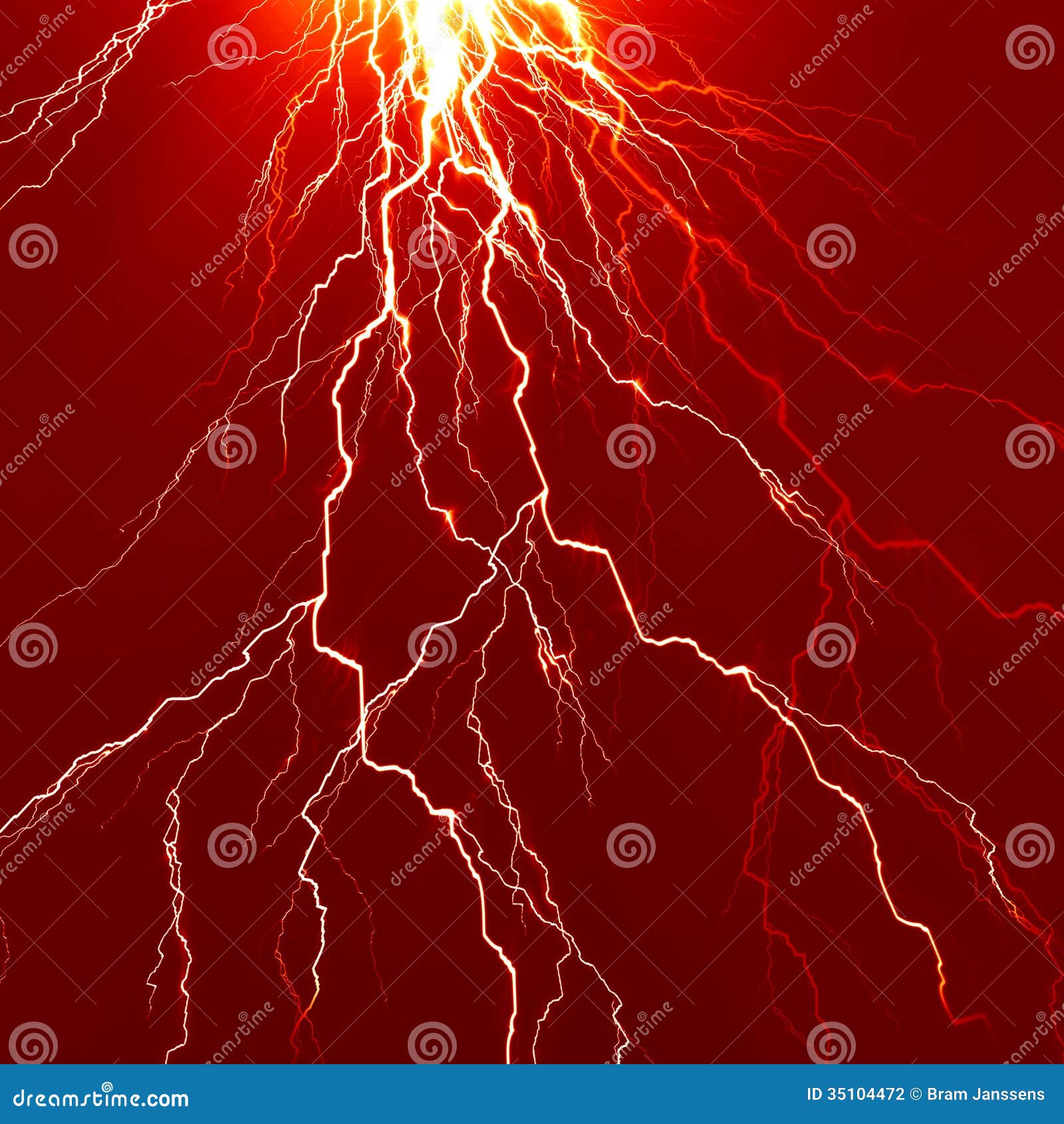 Red Electric Background