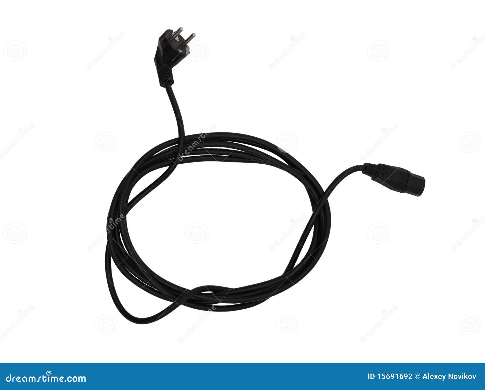 Electricity cable stock photo. Image of isolated, cable - 15691692