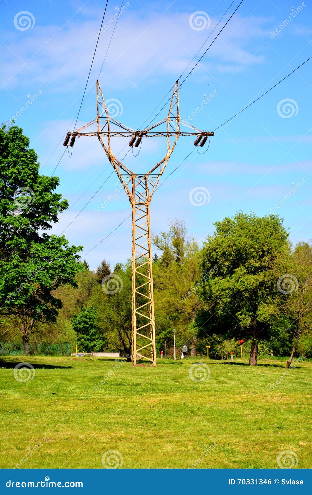Electricity column stock photo. Image of wonderful, traditional - 70331346
