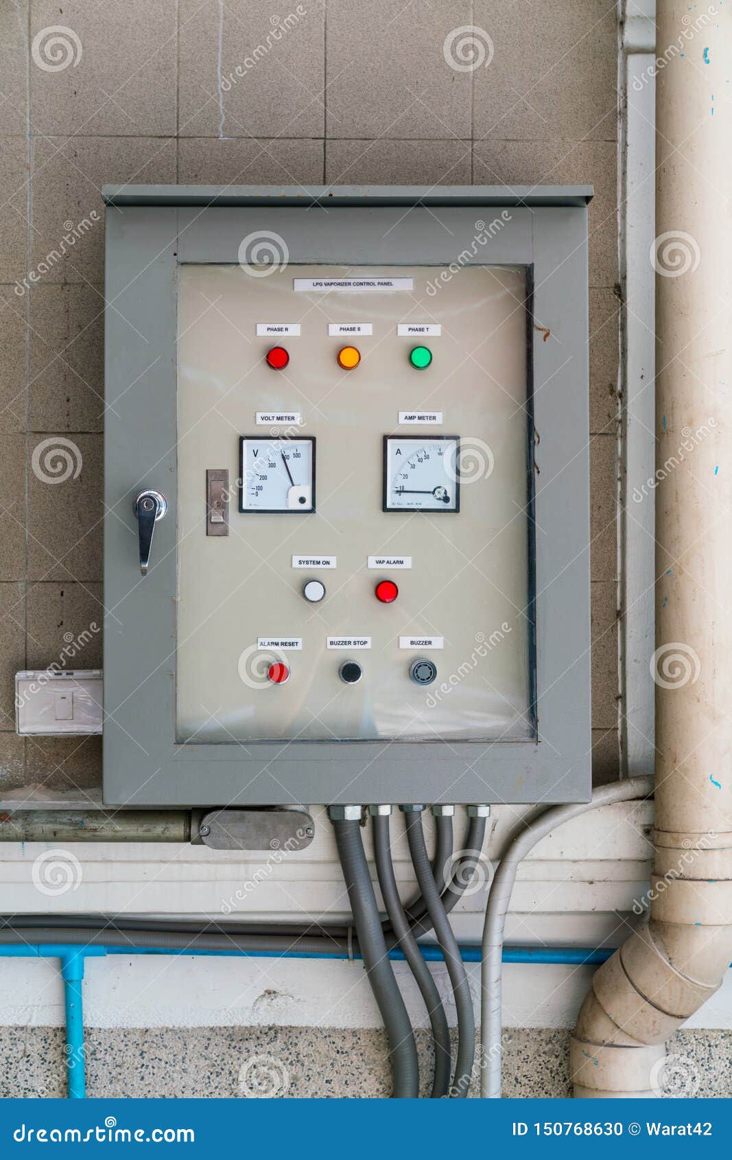 Electricity Control Panel or Switchboard Stock Photo - Image of circuit ...