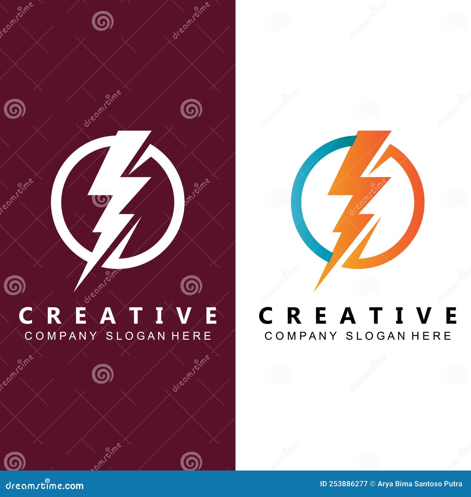 ELECTRICITY CURRENT VECTOR DESIGN LOGO, COOL LIGHTNING Stock Vector ...