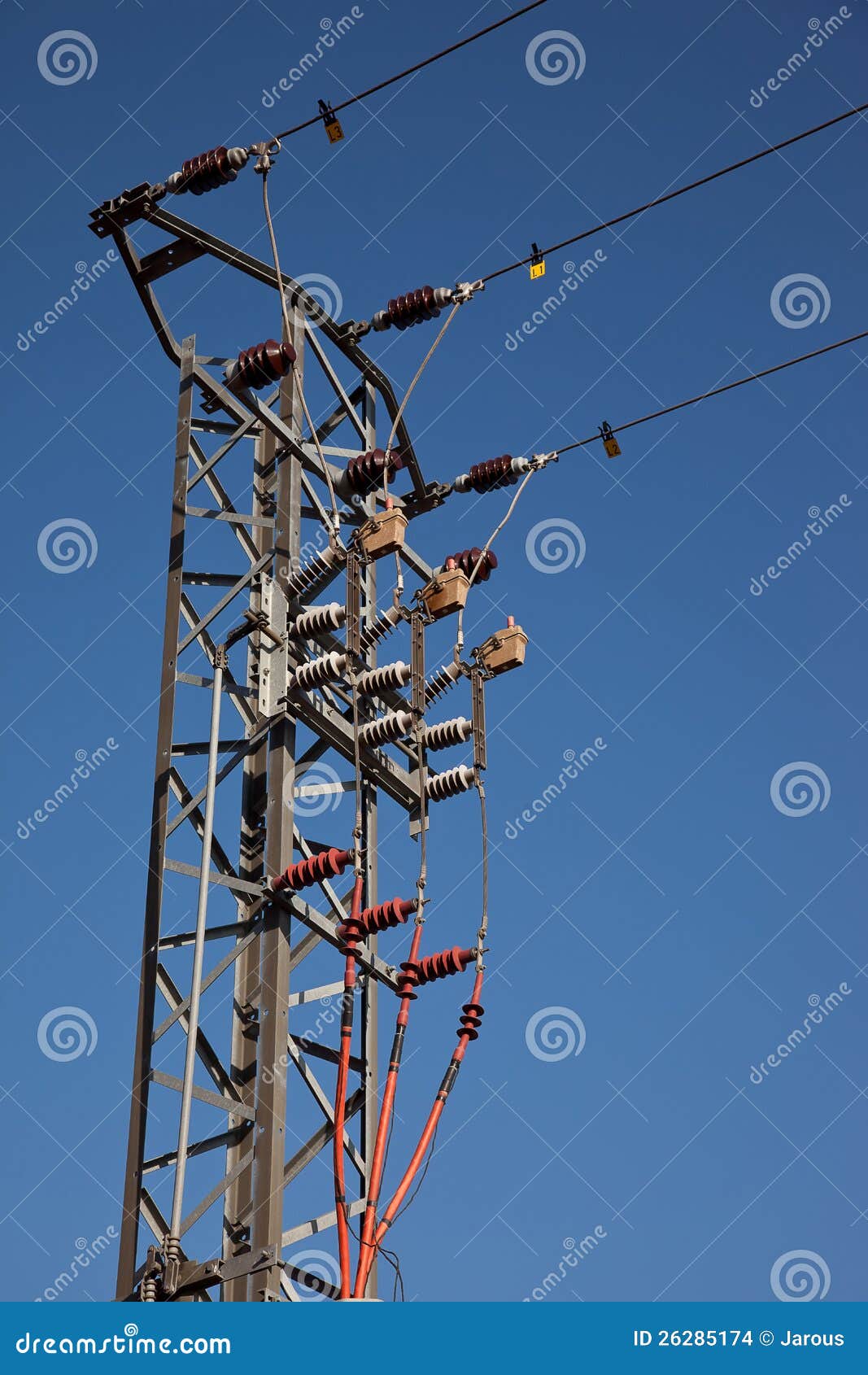 Electricity distribution stock photo. Image of engineering - 26285174