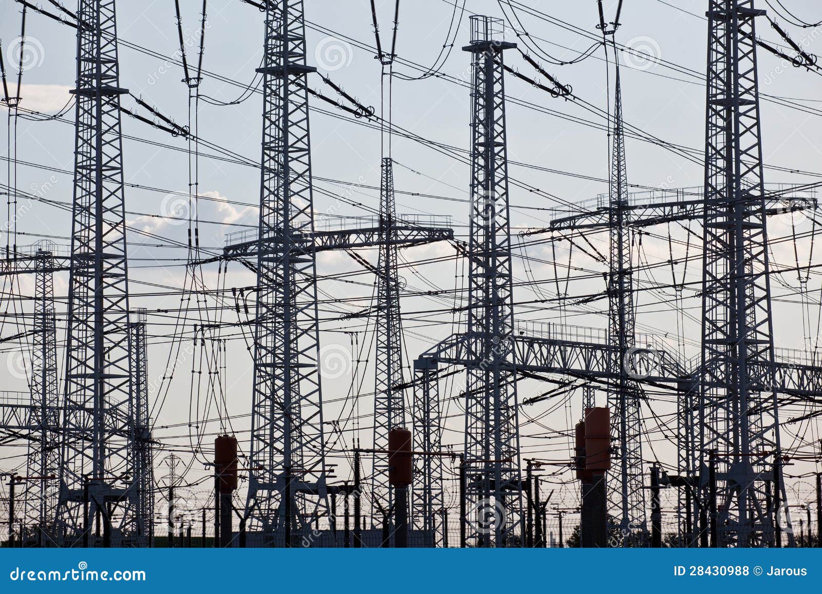 Electricity distribution stock photo. Image of frame - 28430988