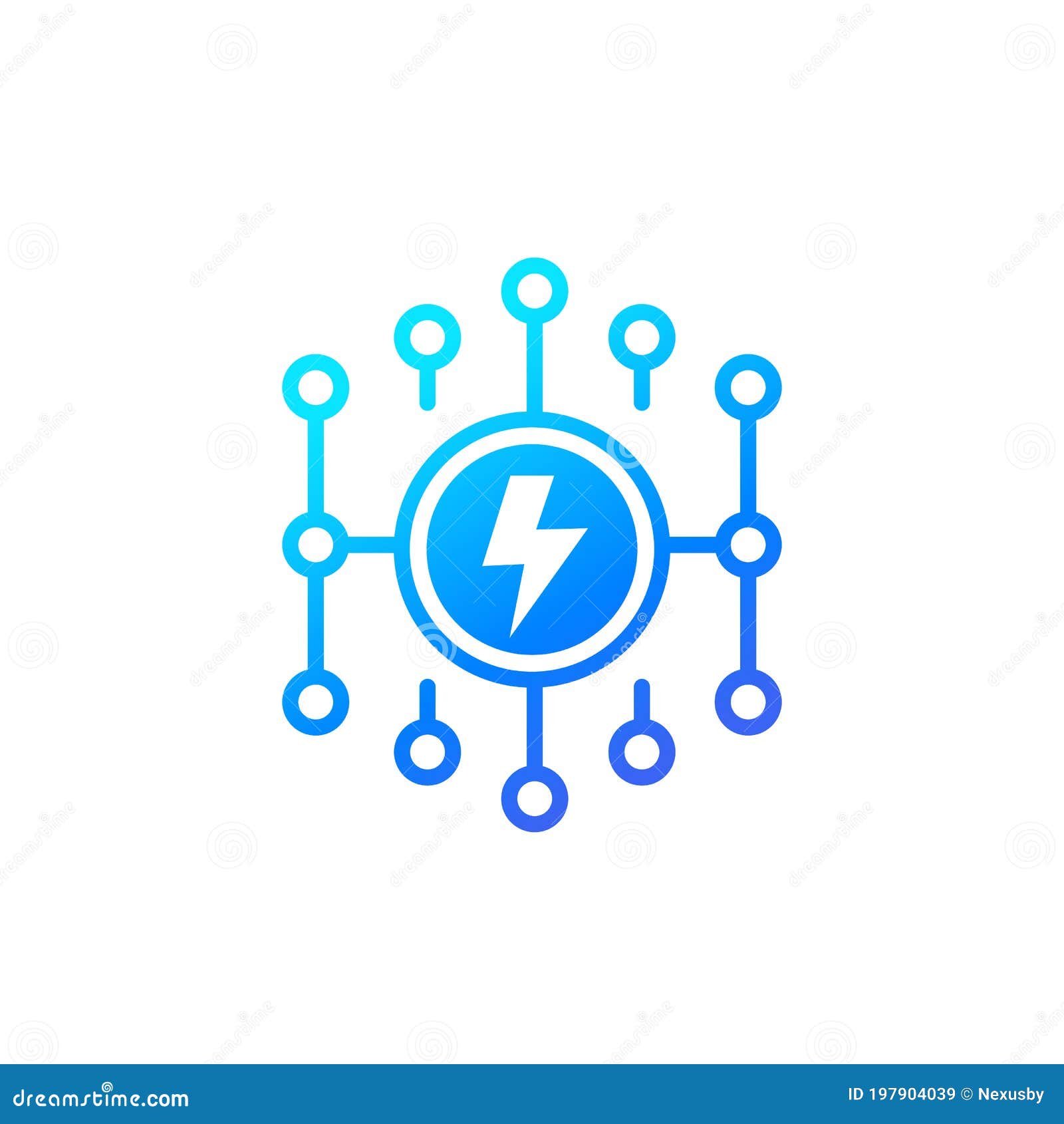 Ai Grid Icon Vector. Trendy Flat Ai Grid Icon From Artificial ...