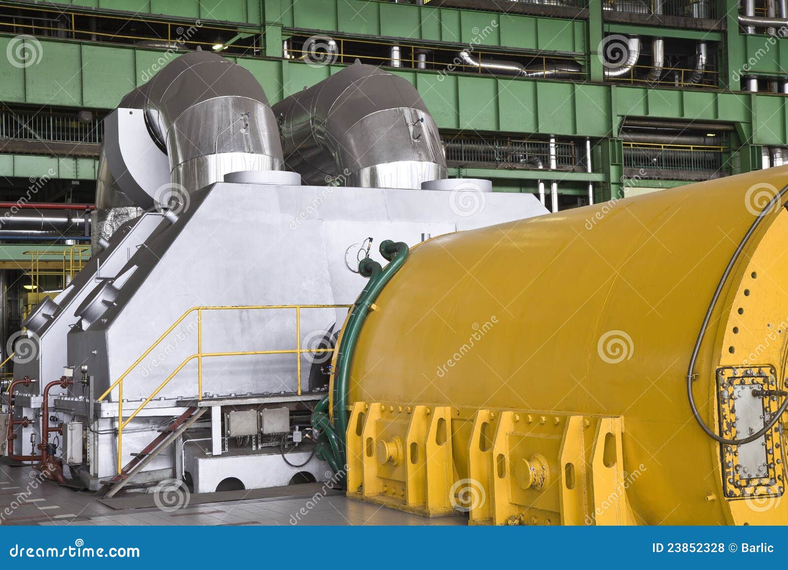 Electricity factory stock photo. Image of metal, lights - 23852328