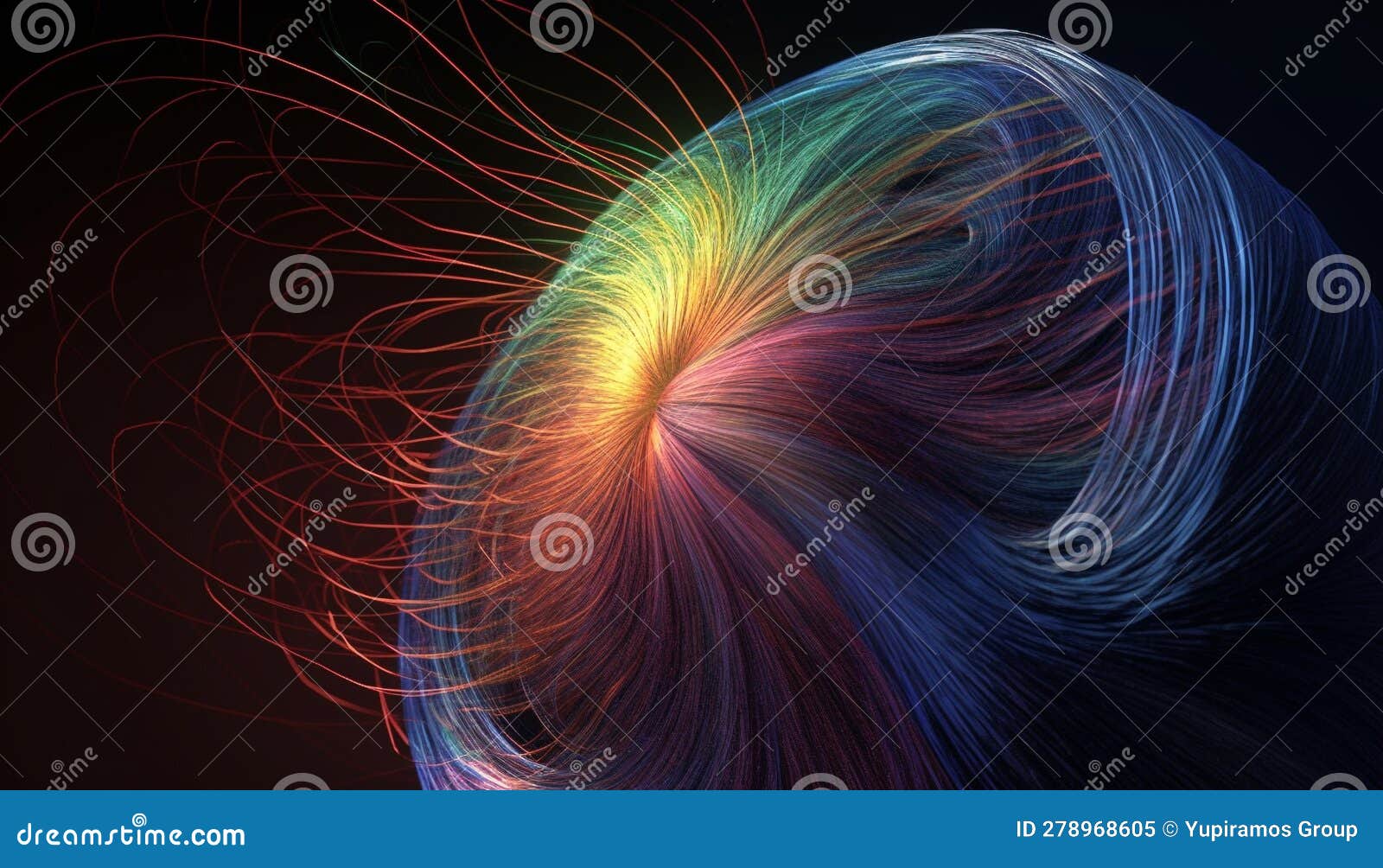 Electricity Flows in a Vibrant, Neon Celebration of Modern Technology ...