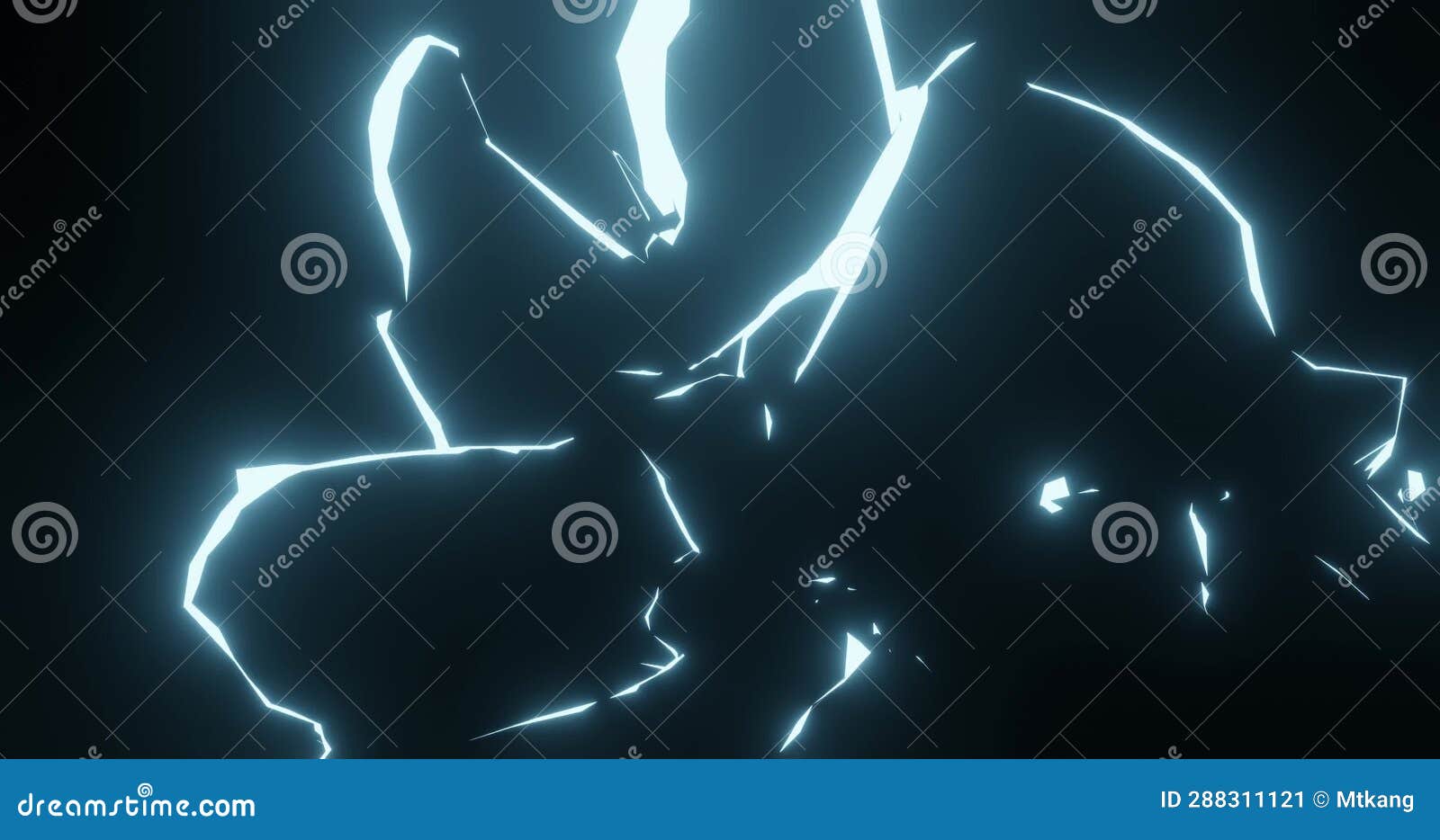 Electricity for High Voltage, Shock or Lightning Effects Stock Video ...