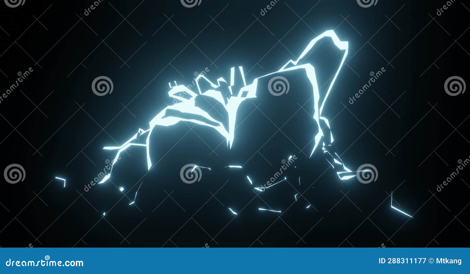 Electricity for High Voltage, Shock or Lightning Effects Stock Video ...