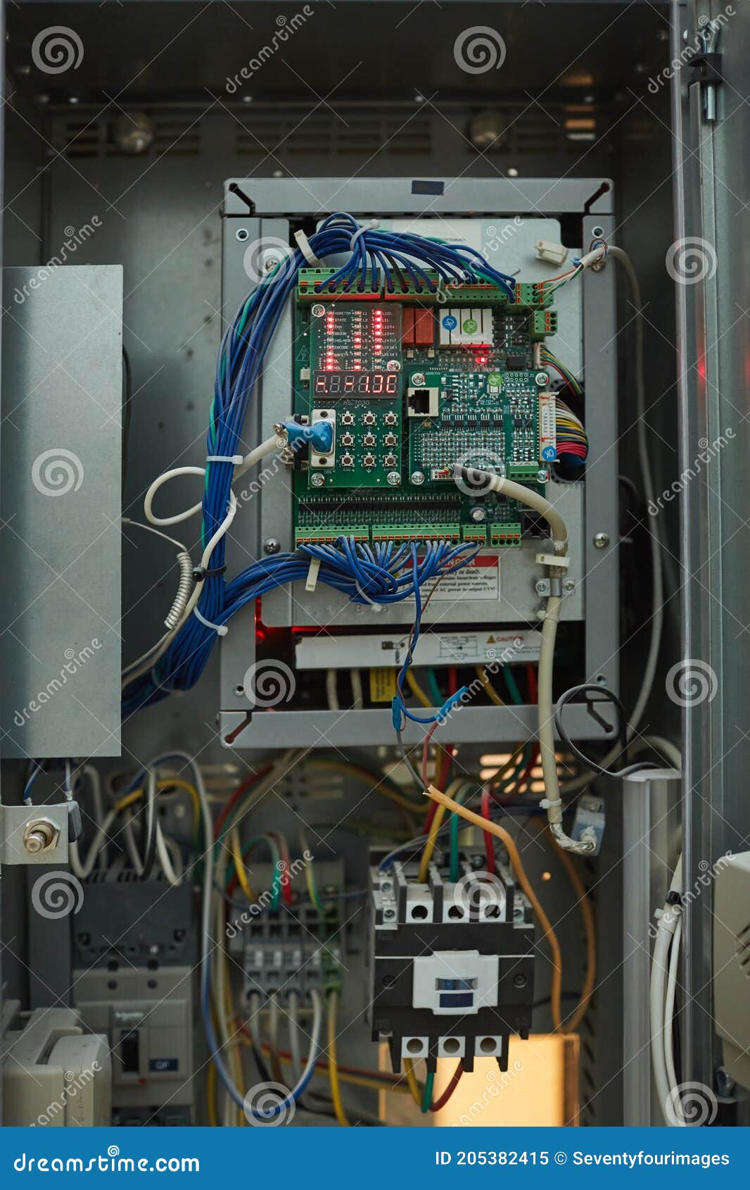 Electricity HUB stock image. Image of wire, server, electrician - 205382415