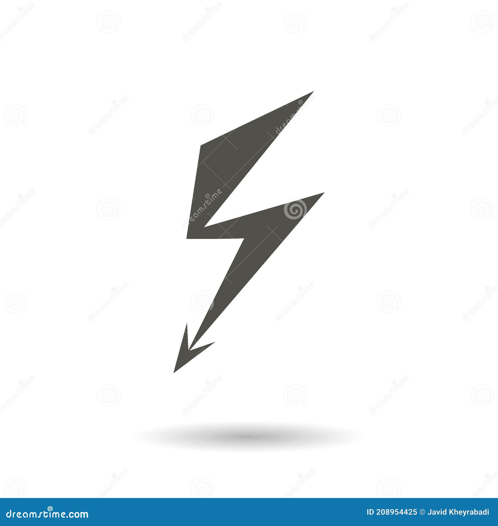 Electricity Icon. High Voltage Vector Icon Electricity Simple Icon ...
