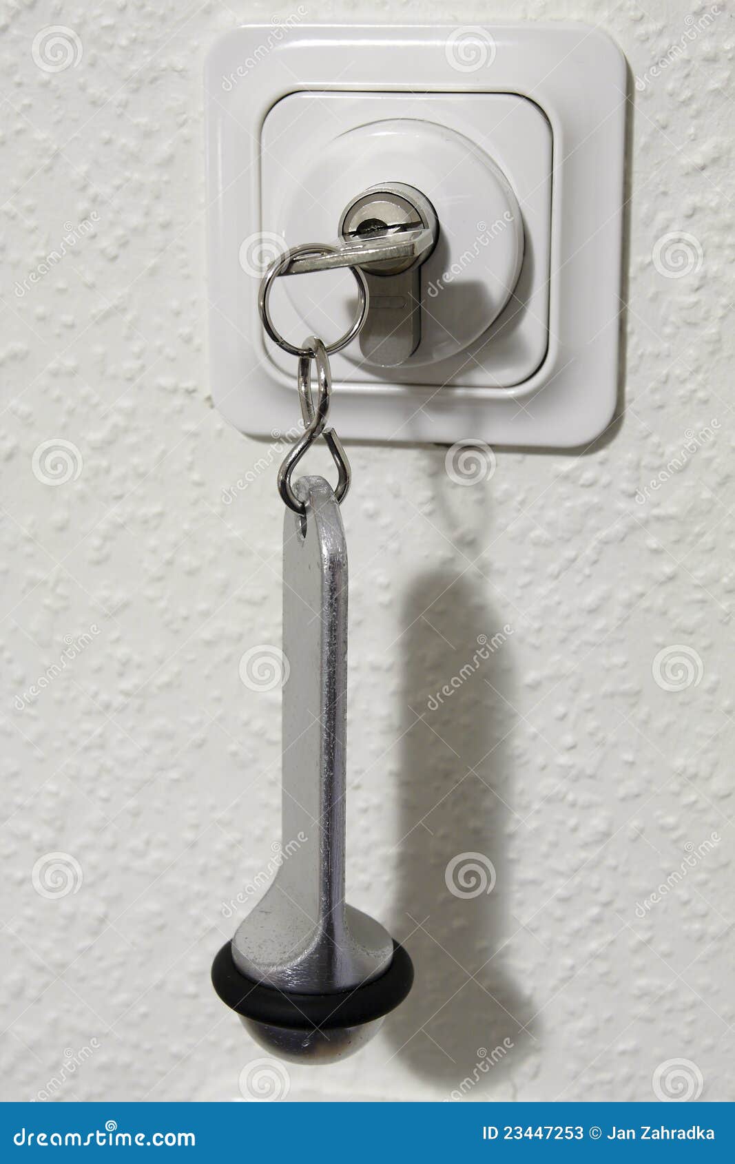 Electricity lock socket stock image. Image of ring, current - 23447253