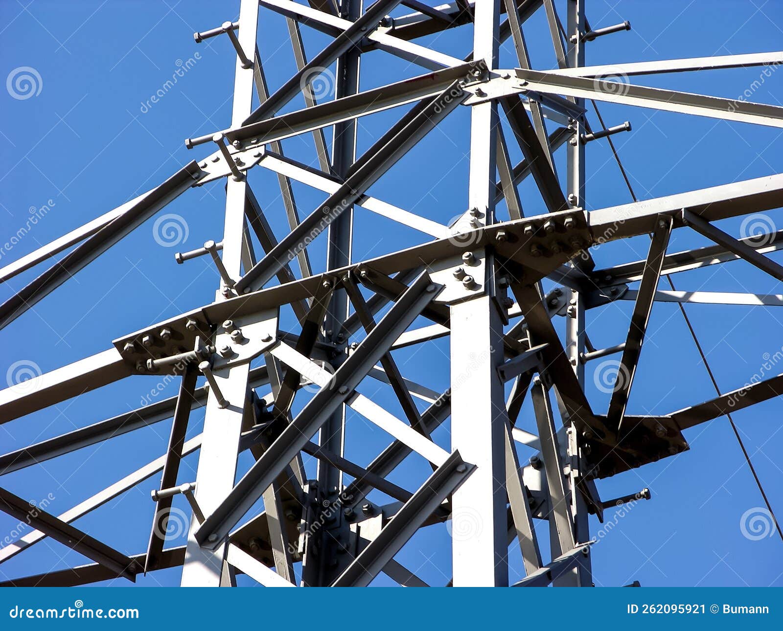 Electricity Mast or Overhead Line Mast for Power Supply and Power ...