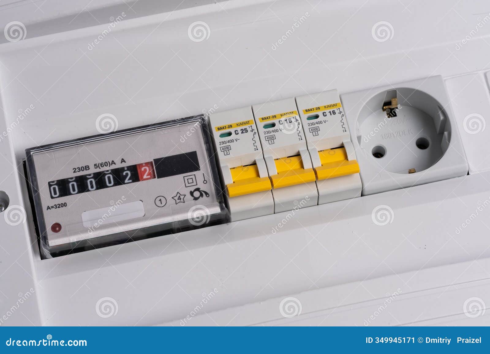 Electricity Meter And Automatic Disconnection Machines With An Outlet ...