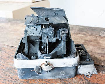 Burned electricity meter stock image. Image of meter - 130463767