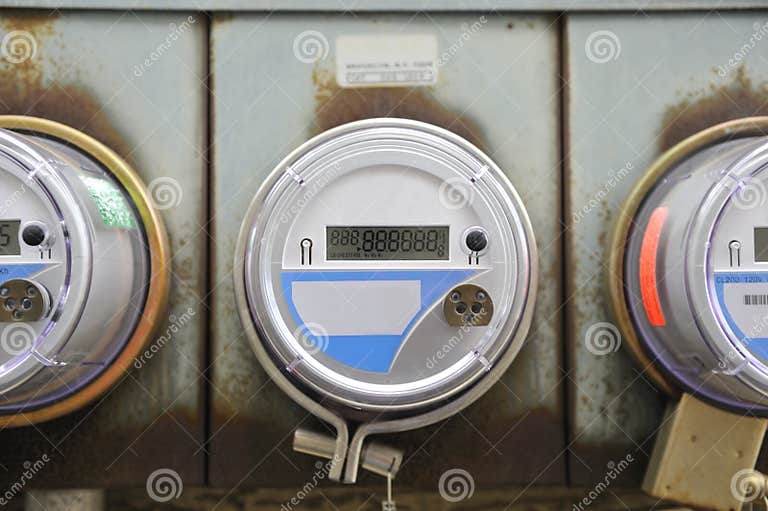 Electricity Meter for a Home Stock Image - Image of meter, dial: 20786011