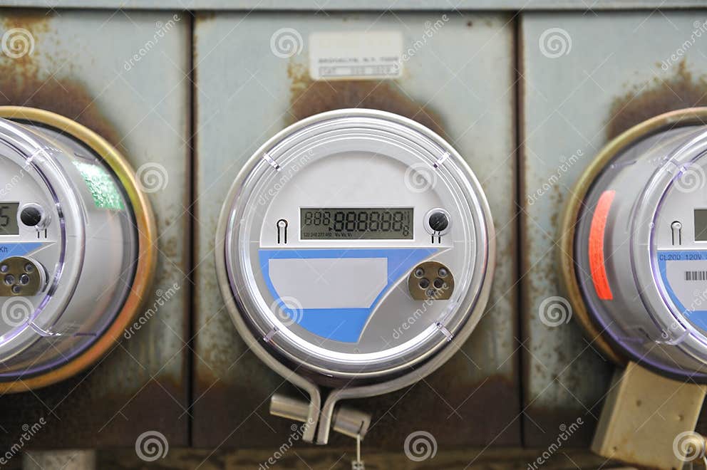 Electricity Meter for a Home Stock Image - Image of meter, dial: 20786011