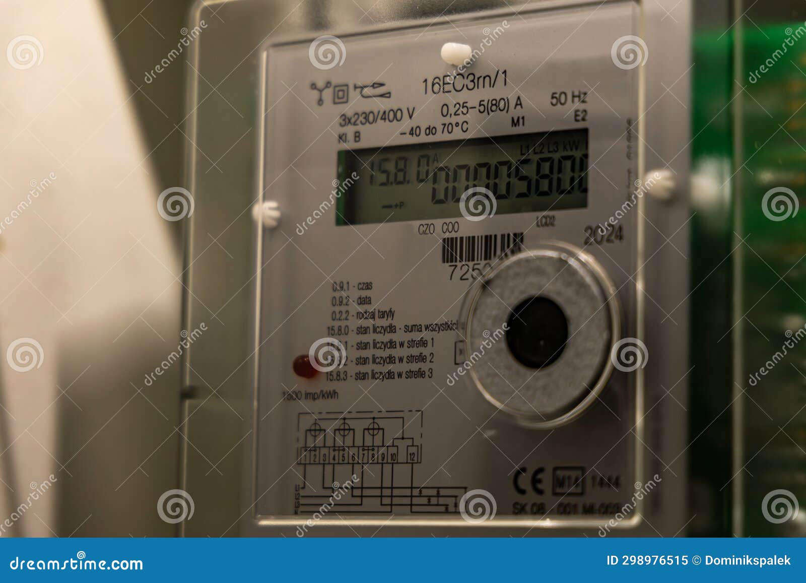 Electricity Meter,increase in Electricity Prices Stock Image - Image of ...