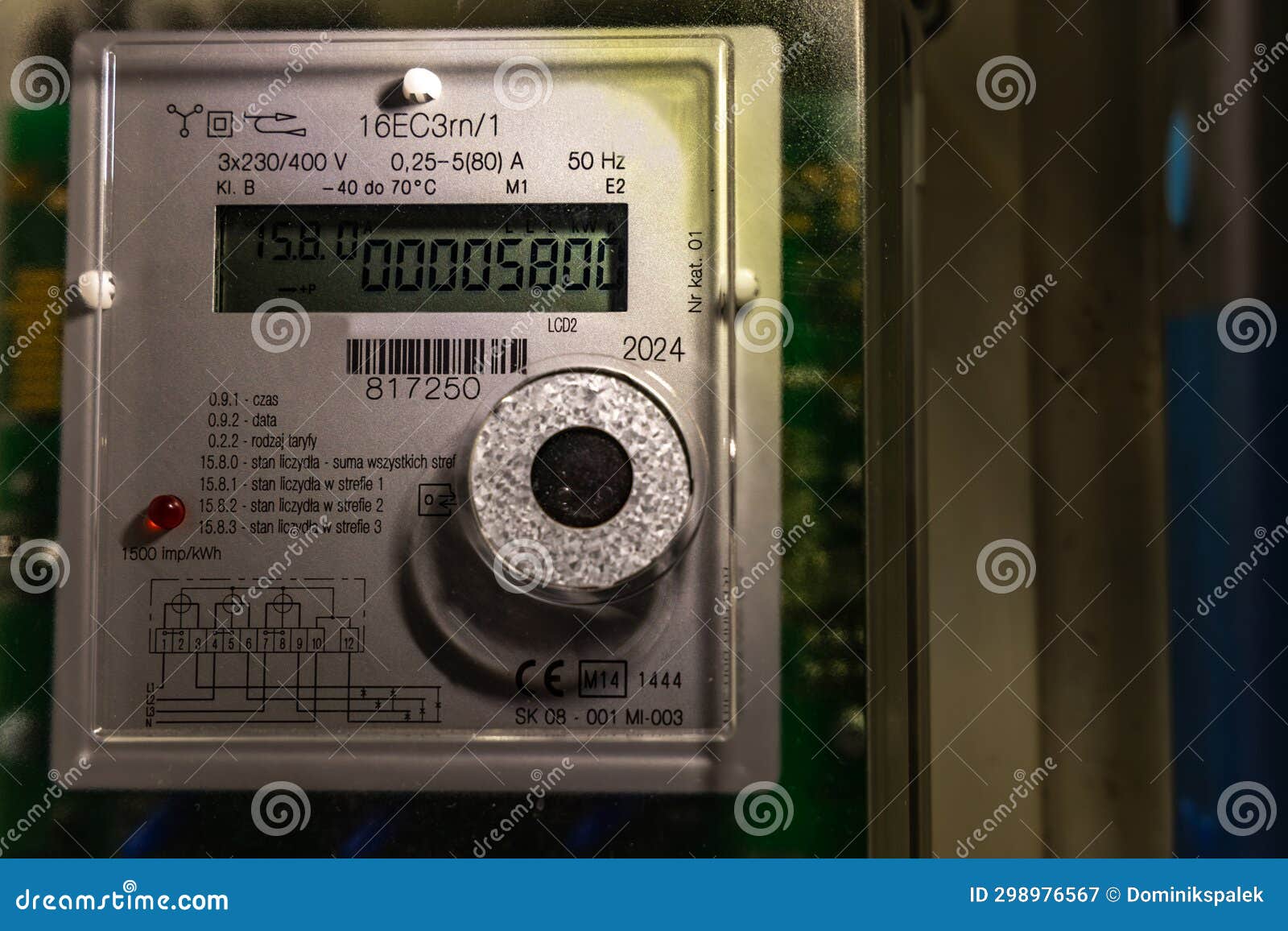 Electricity Meter,increase in Electricity Prices Stock Image - Image of ...