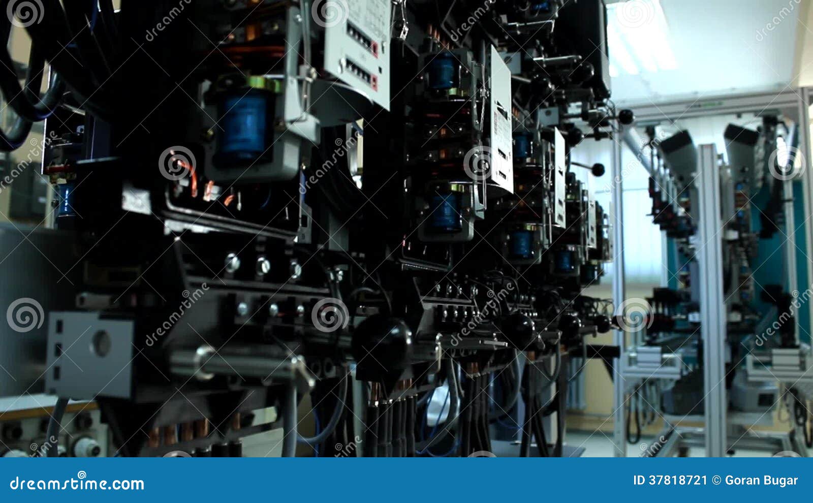 Electricity Meter with Scale and Rotating Wheel Stock Video - Video of ...