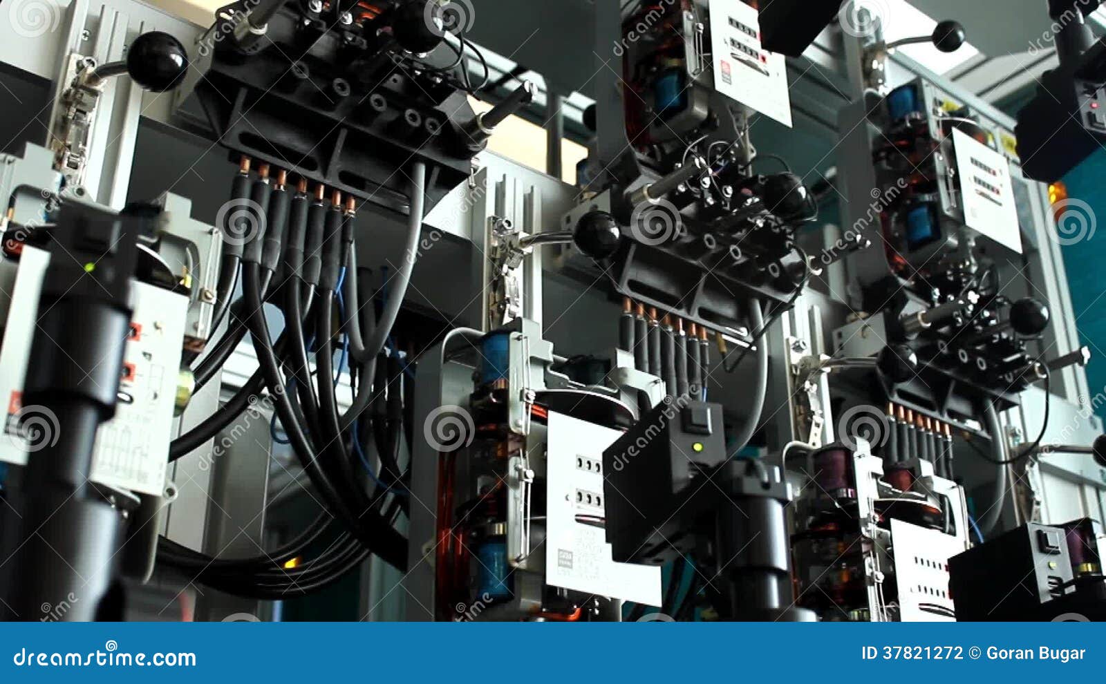 Electricity Meter with Scale and Rotating Wheel Stock Video Footage ...