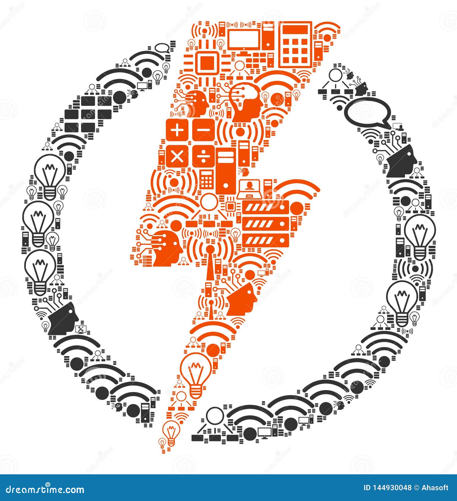 Electricity Mosaic Icon for BigData and Computing Stock Vector ... Electricity Mosaic Icon for BigData and Computing Stock Vector ...