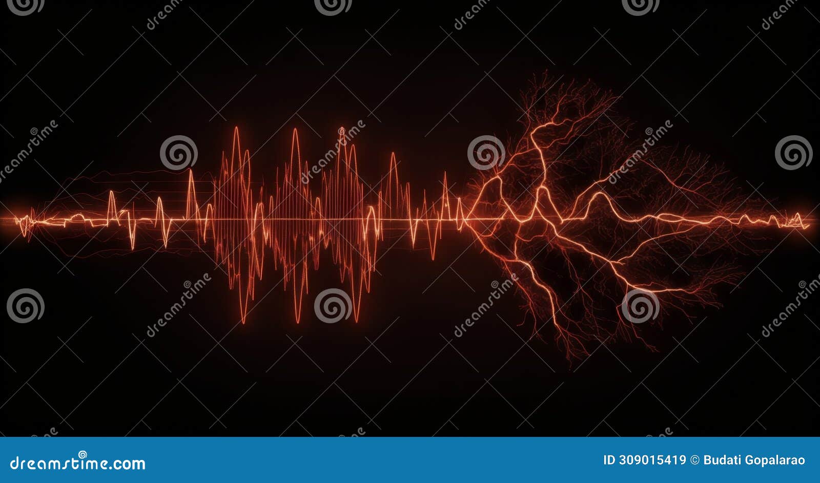 Electricity in Motion - a Visual Symphony of Energy Stock Illustration ...