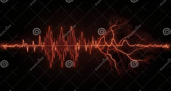 Electricity in Motion - a Visual Symphony of Energy Stock Illustration ...