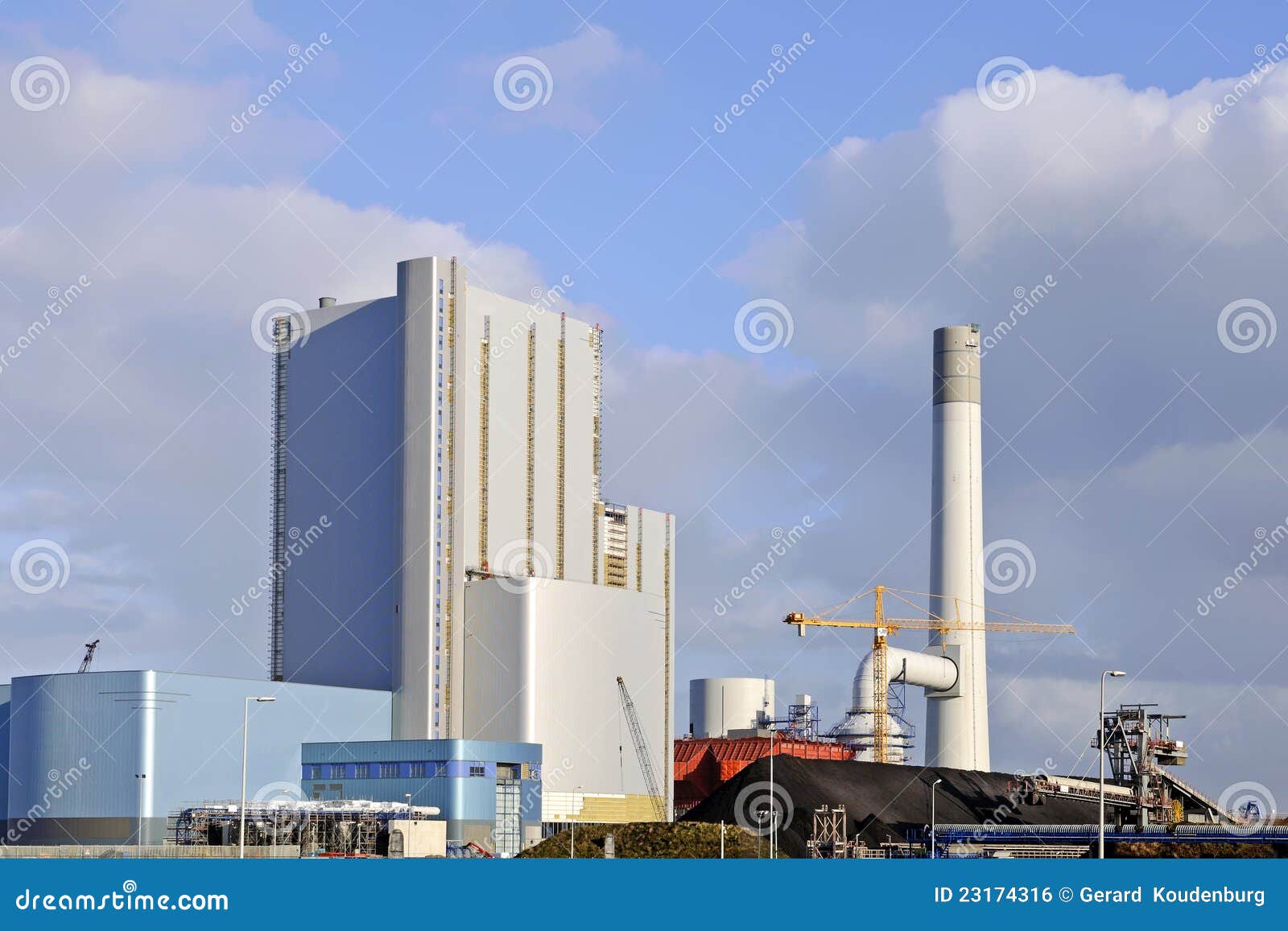 Electricity plant stock photo. Image of large, pollution - 23174316