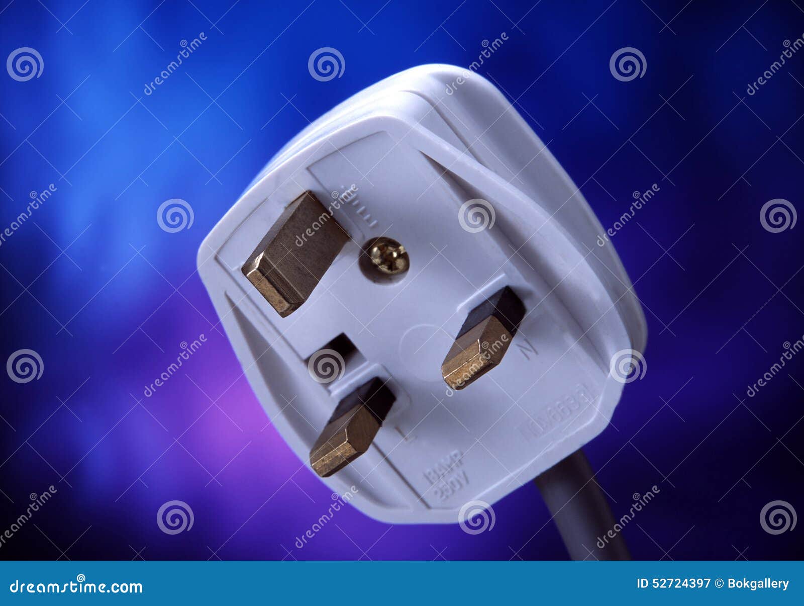 Electricity plug stock image. Image of background, horizontal - 52724397