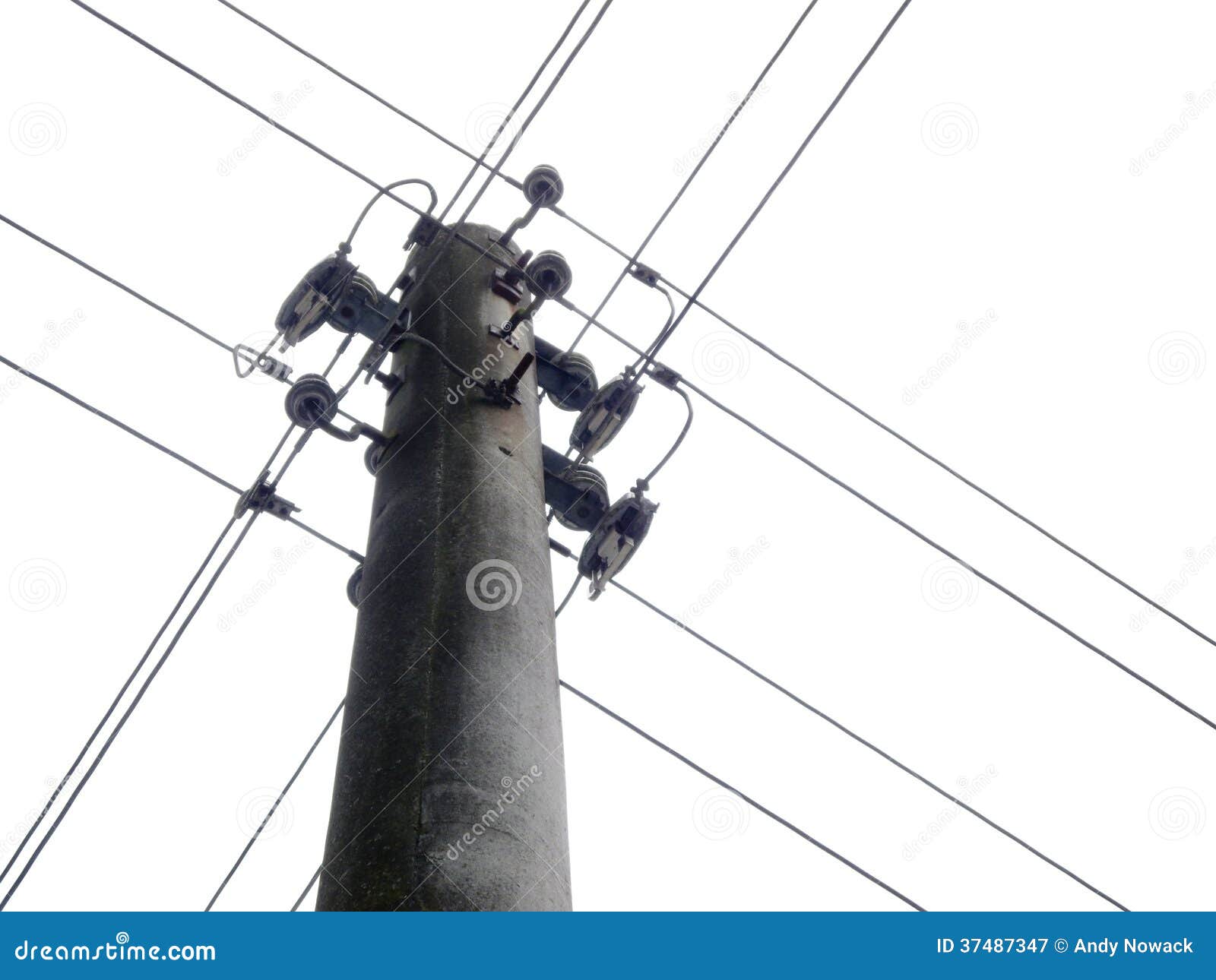 Power line crossing stock image. Image of lines, crossing - 37487347