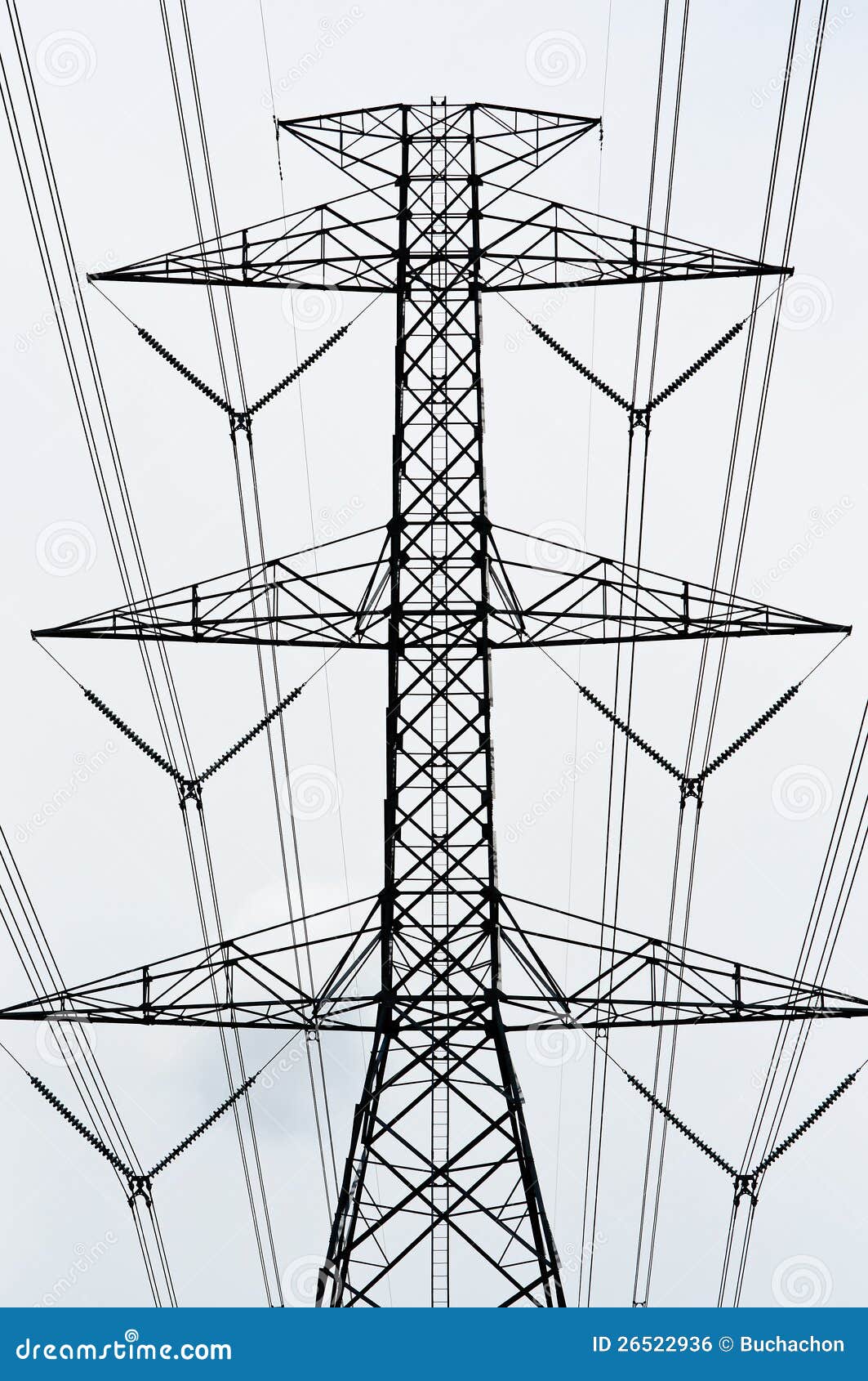 Electricity post stock photo. Image of wire, structure - 26522936