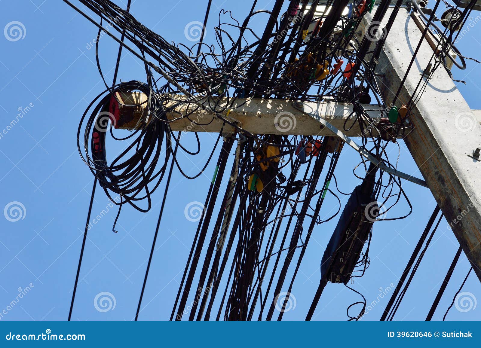 Electricity post stock photo. Image of power, technology - 39620646