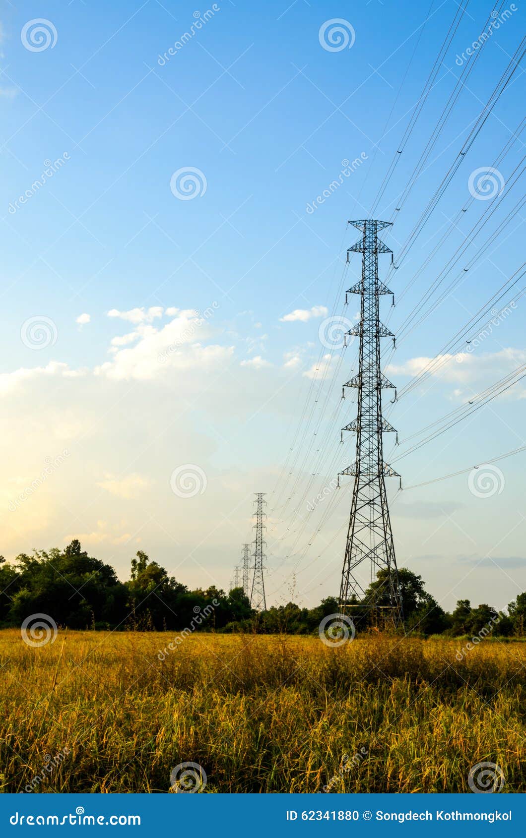 Electricity post stock photo. Image of pole, industrial - 62341880