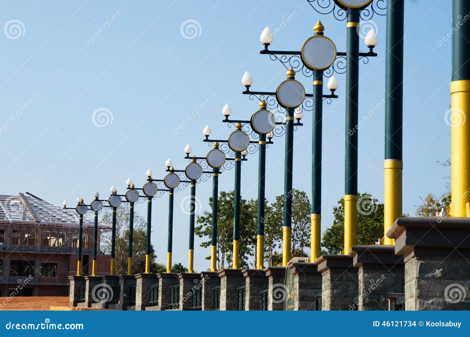 Electricity post stock photo. Image of light, electricity - 46121734