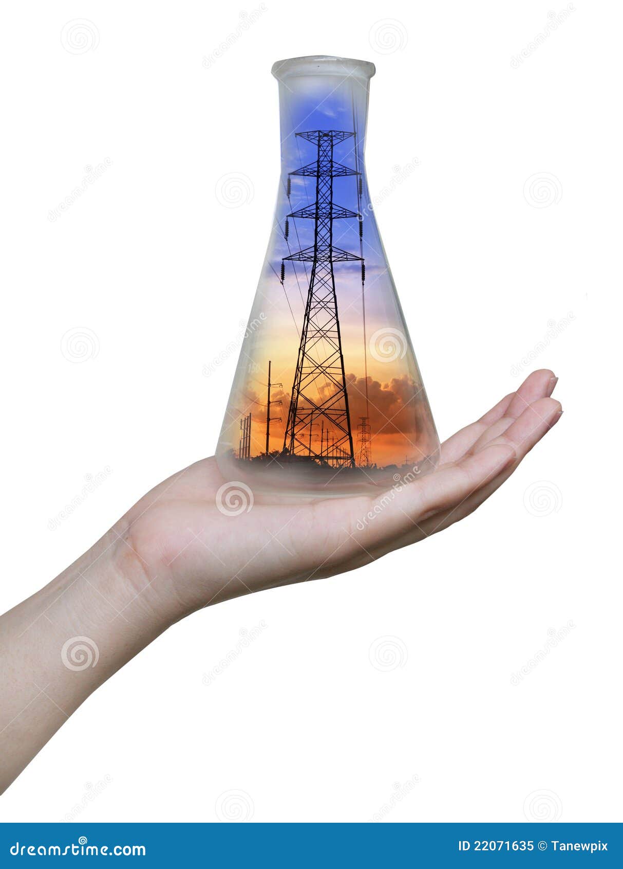 The Erlenmeyer Flask On Bench Laboratory, With Bright Pink Solvent ...
