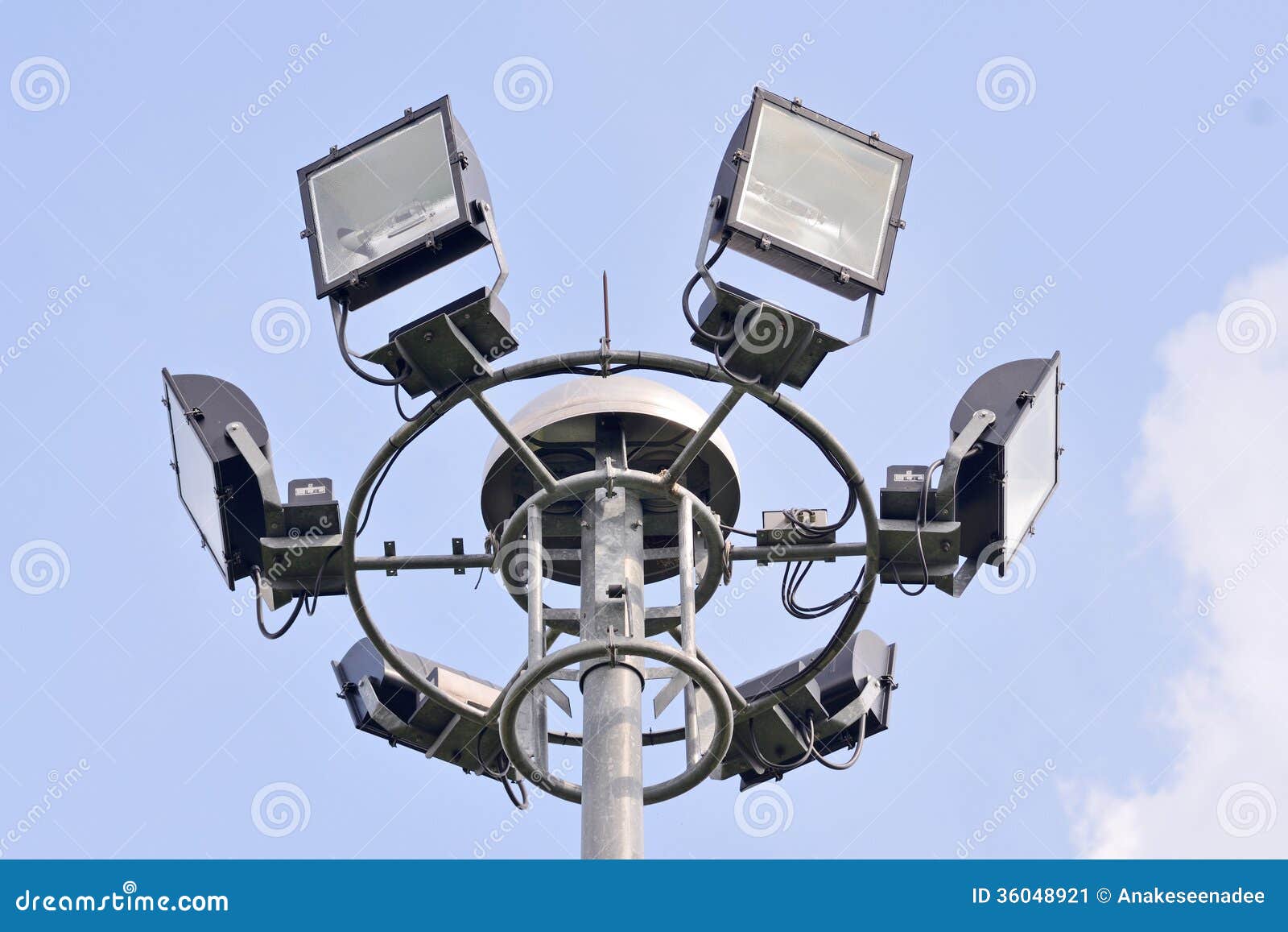 Electricity post stock image. Image of large, industry - 36048921