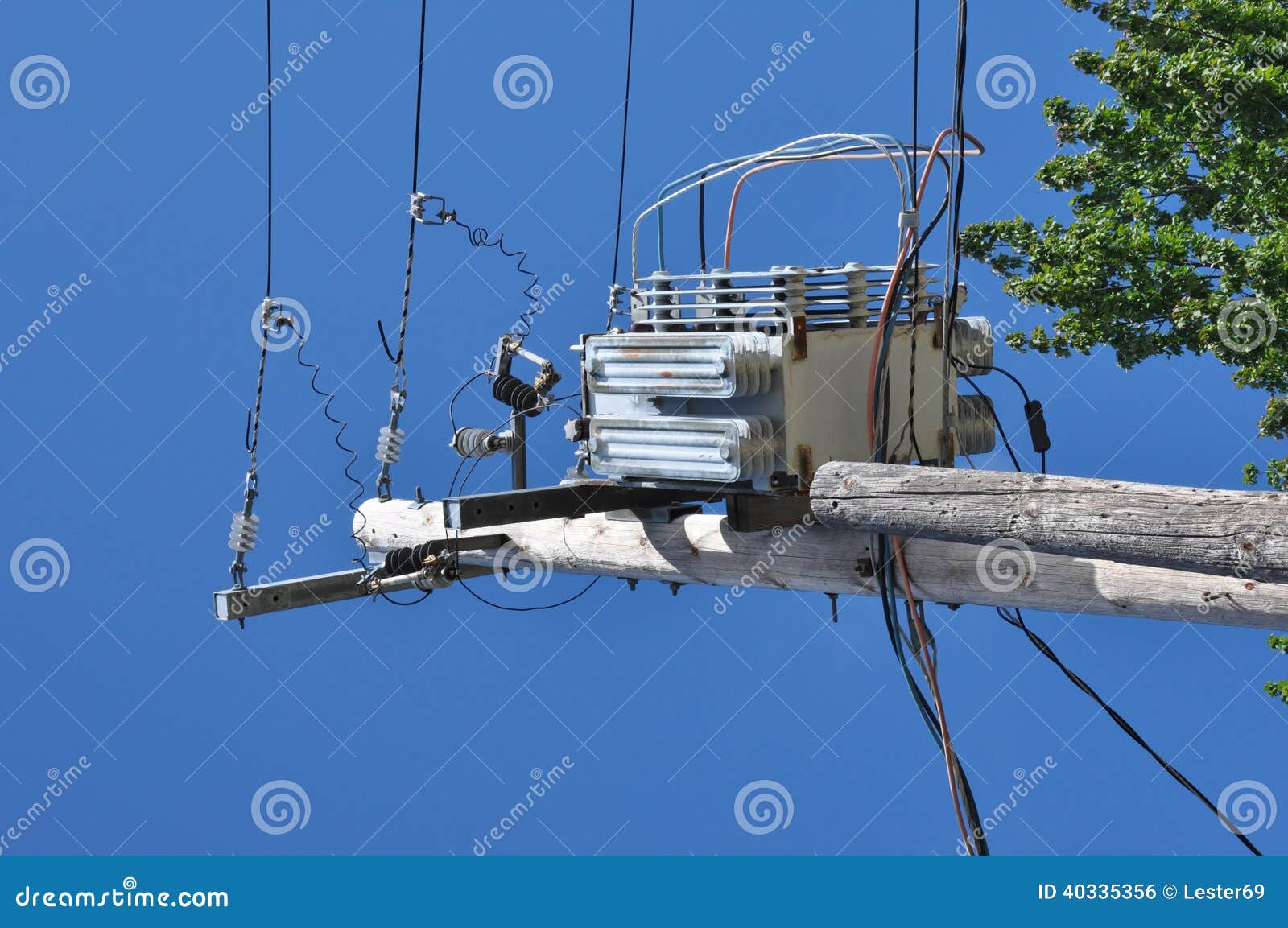 Electricity post stock photo. Image of hydro, dangerous - 40335356