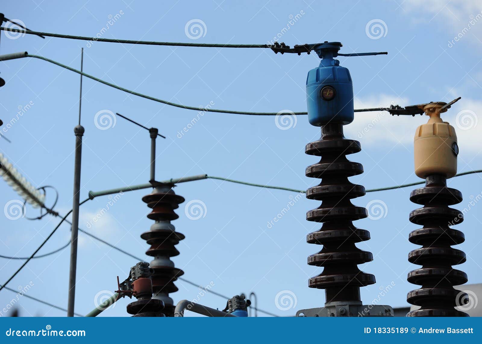 Electricity power cables stock image. Image of electricity - 18335189