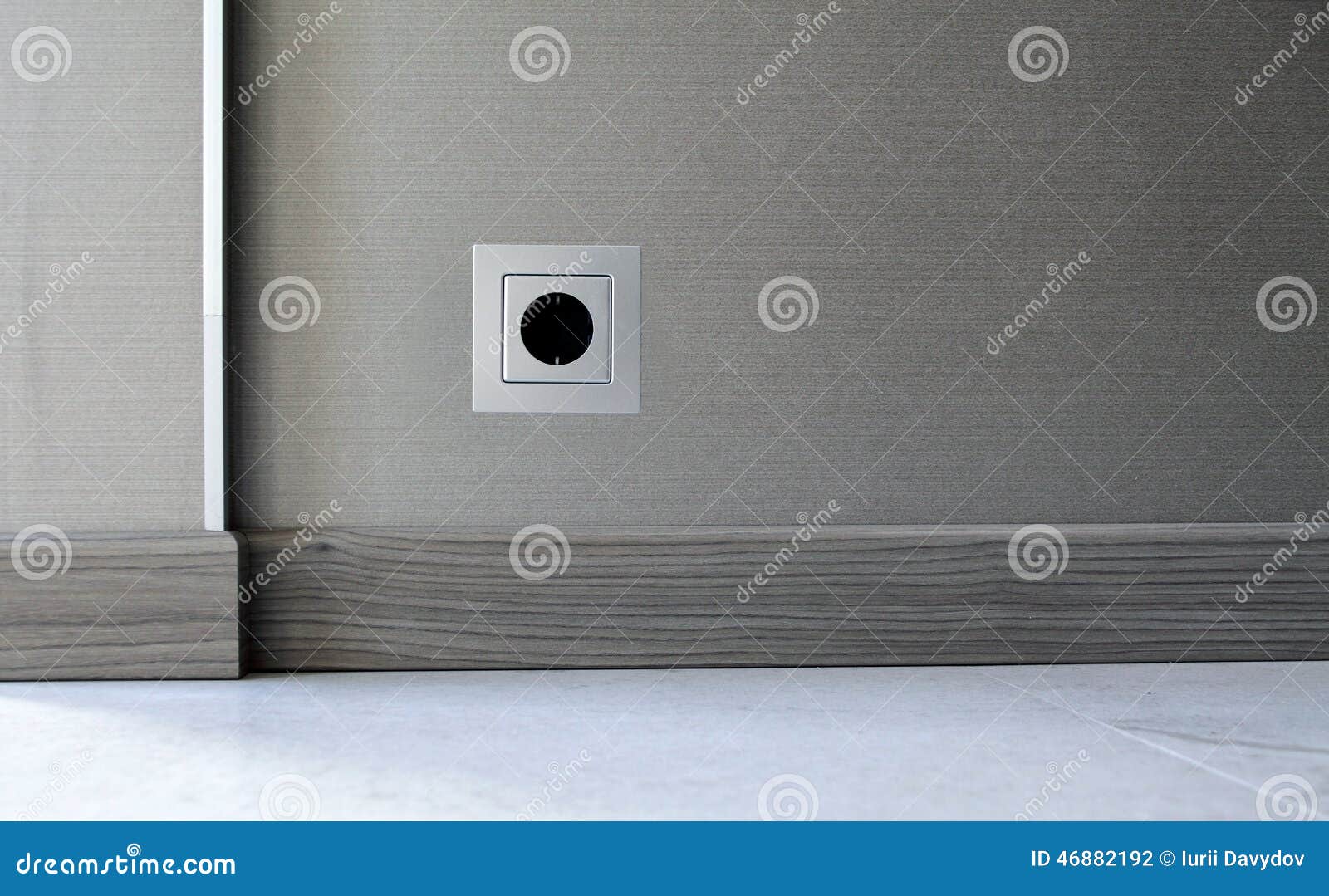 Socket Faceplate Without Frame. Two Ready-made Sockets And One Hole For ...